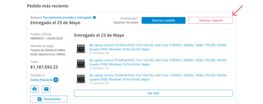 Generar un reporte | Abasteo.mx